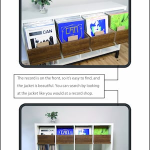 For IKEA Kallax Shelving Idea Insert Hack LP Vinyl Record Storage ...