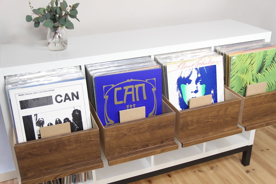 For IKEA Kallax Shelving Idea Insert Hack LP Vinyl Record Storage ...