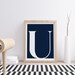 Letter u Printable Initial Art Poster - Etsy