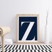 Letter "z", Printable Initial, Art Poster, Typography Poster, Wall Art ...