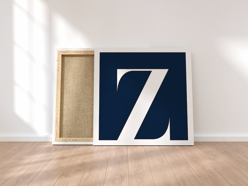 Letter "z", Printable Initial, Art Poster, Typography Poster, Wall Art ...