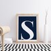 Letter "s", Printable Initial, Art Poster, Typography Poster, Wall Art ...