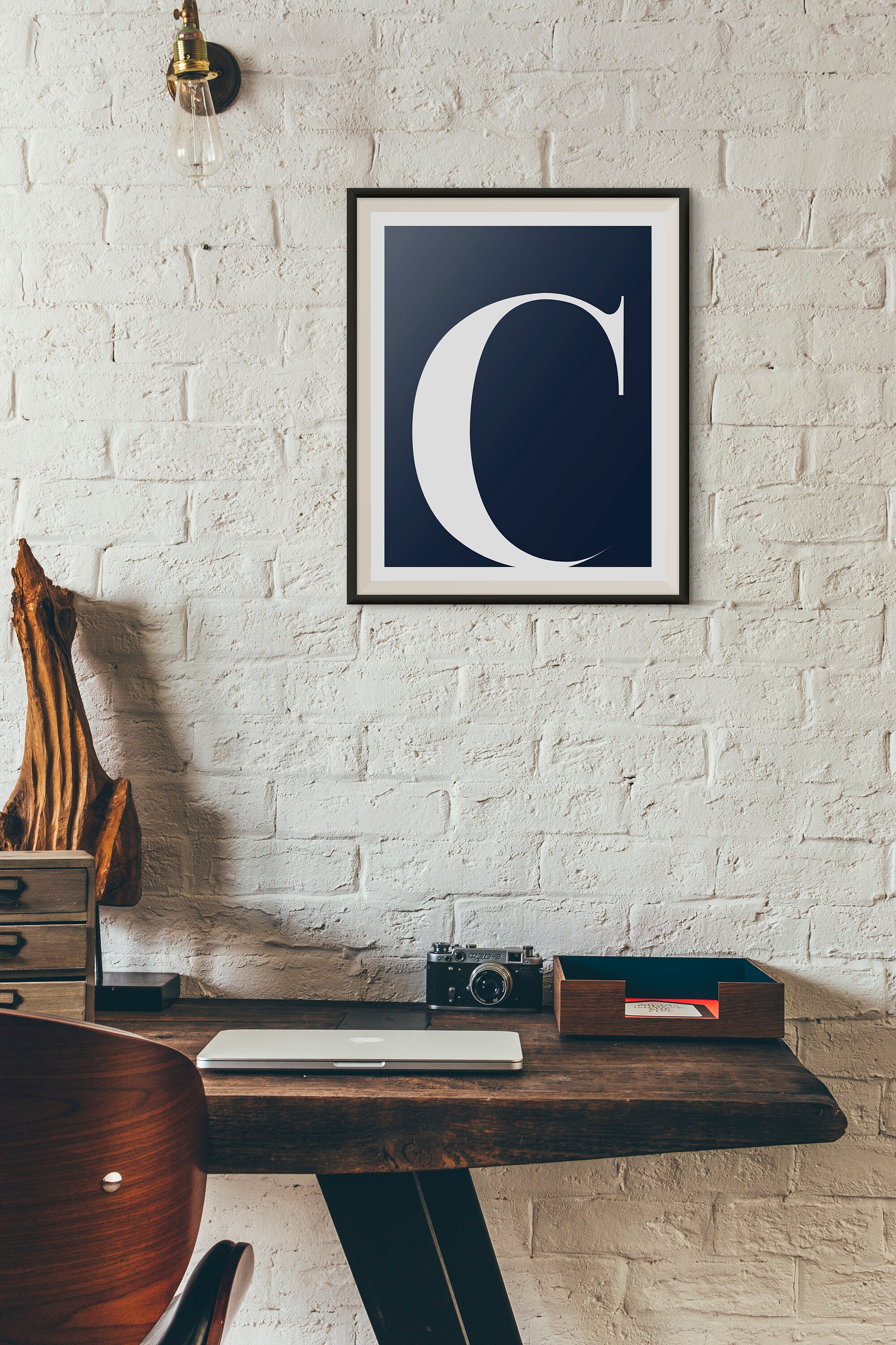 Letter "c", Printable Initial, Art Poster, Typography Poster, Wall Art ...