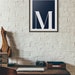 Letter "m", Printable Initial, Art Poster, Typography Poster, Wall Art ...