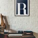 Letter r, Printable Initial, Art Poster, Typography Poster, Wall Art ...
