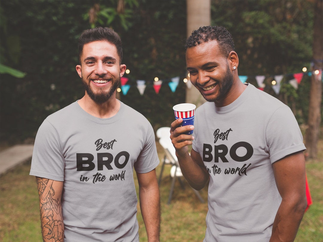 Best Brother in the World Shirt, Brother Gift, Sibling Shirt, Brother ...