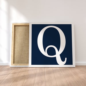 Letter q, Printable Initial, Art Poster, Typography Poster, Wall Art ...