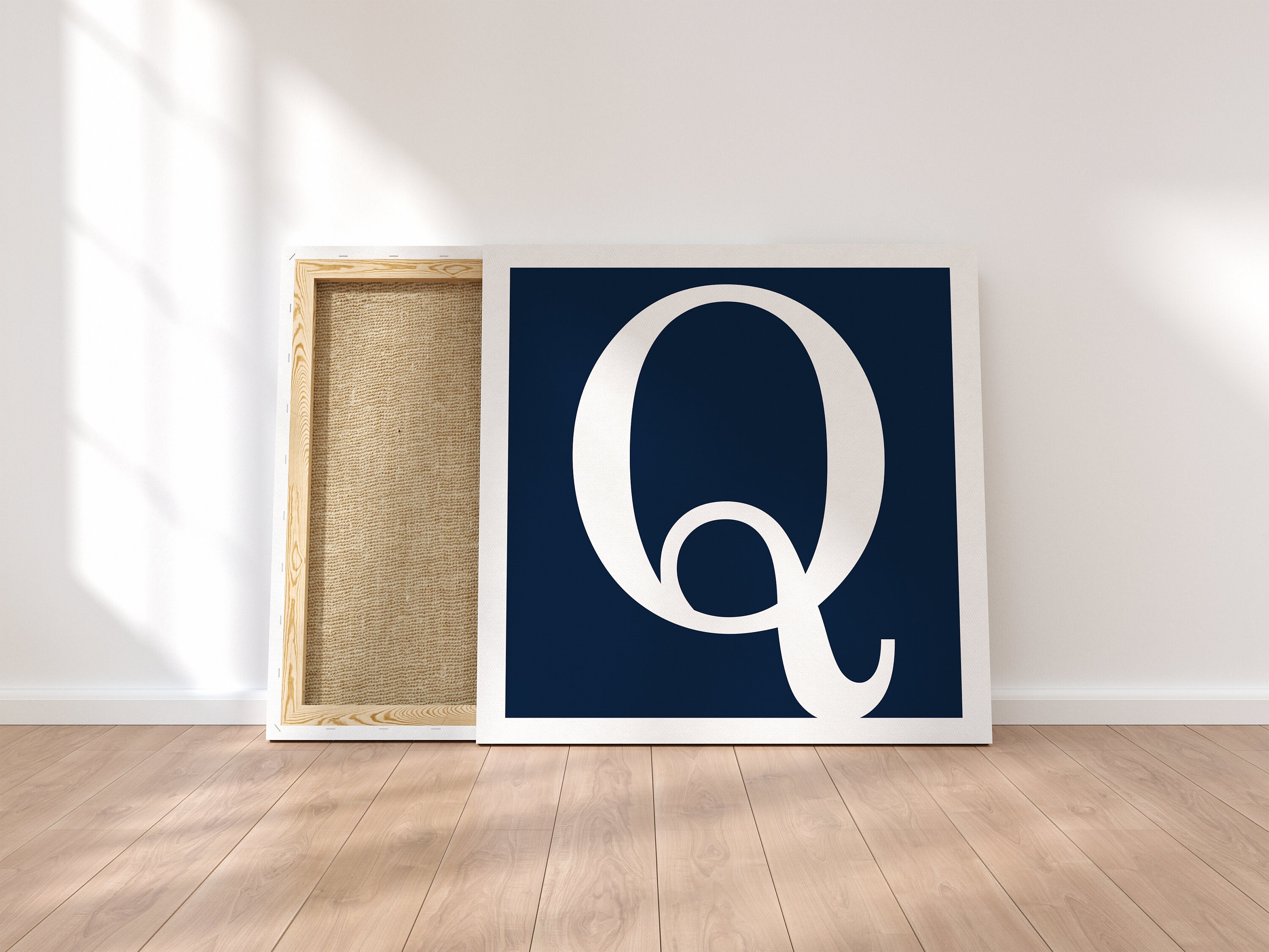 Letter q Printable Initial Art Poster - Etsy