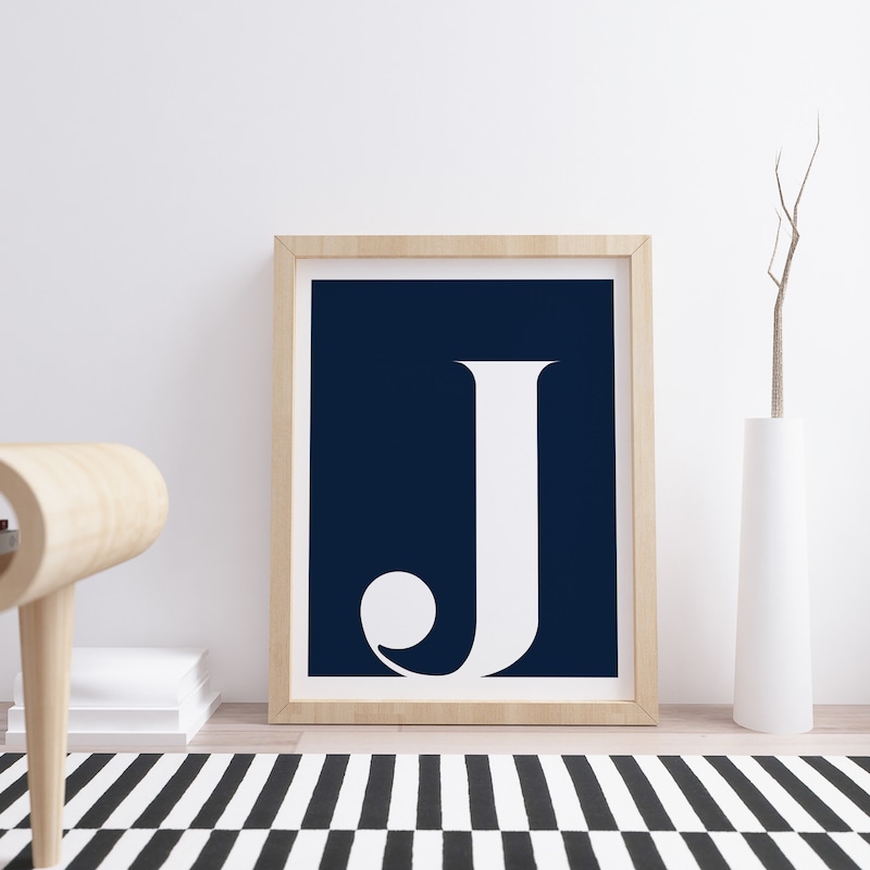 Letter J Monogram - Etsy