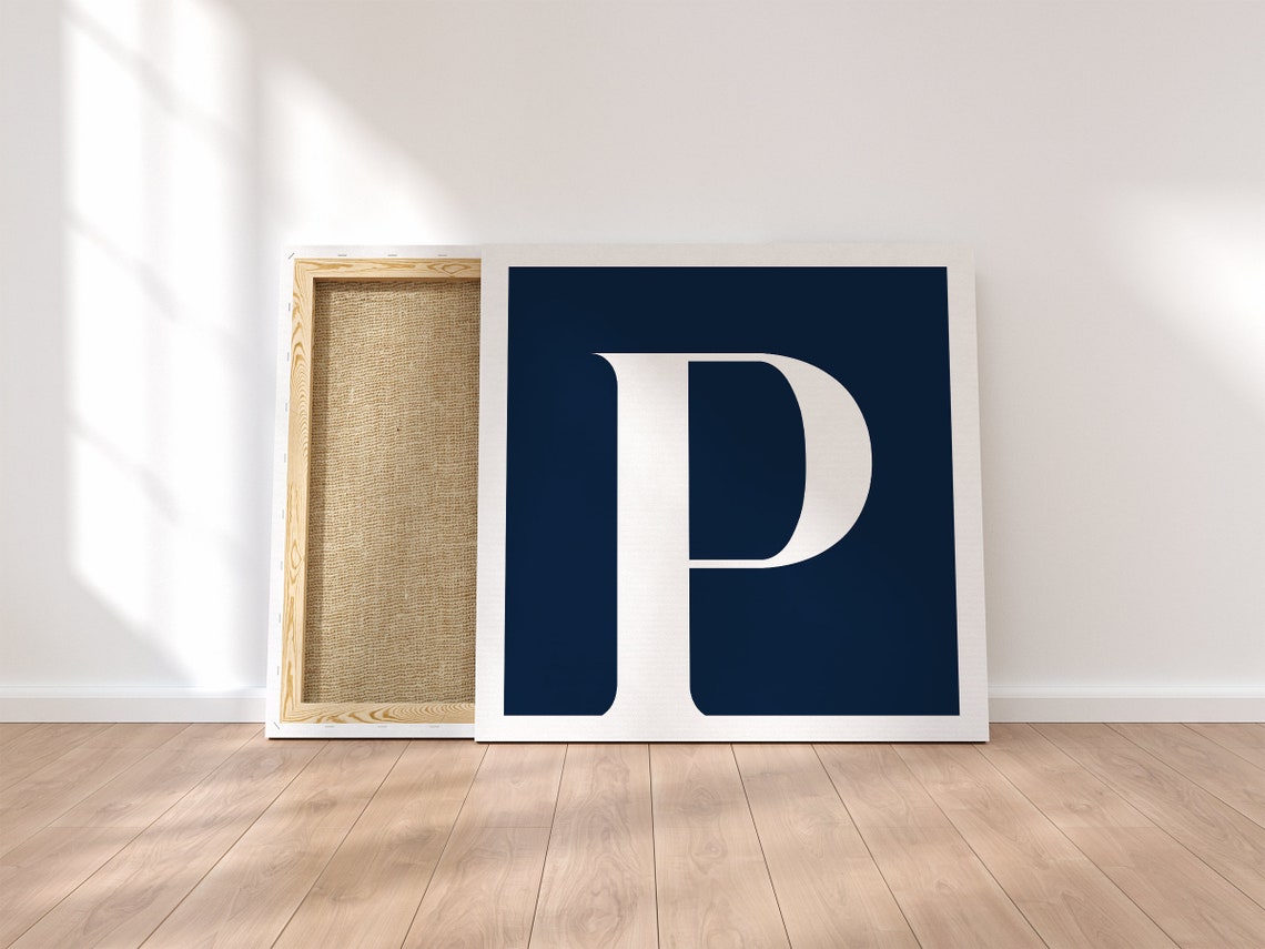 Letter p, Printable Initial, Art Poster, Typography Poster, Wall Art ...
