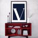 Letter v, Printable Initial, Art Poster, Typography Poster, Wall Art ...