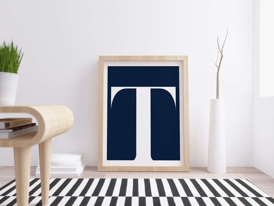Letter "t", Printable Initial, Art Poster, Typography Poster, Wall Art ...