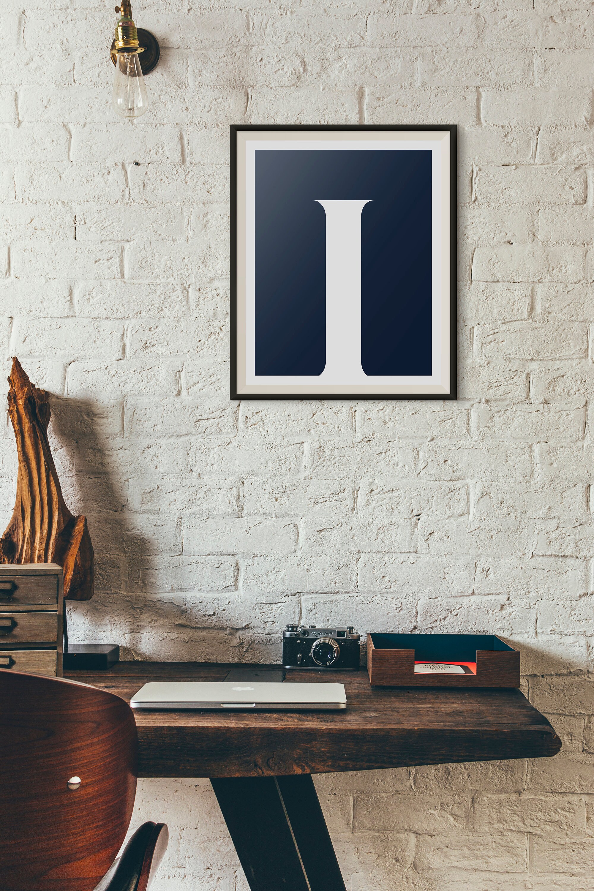 Letra I, Inicial imprimible, Cartel de arte, Cartel de tipografía, Arte ...