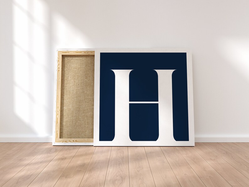 Letter "h", Printable Initial, Art Poster, Typography Poster, Wall Art ...