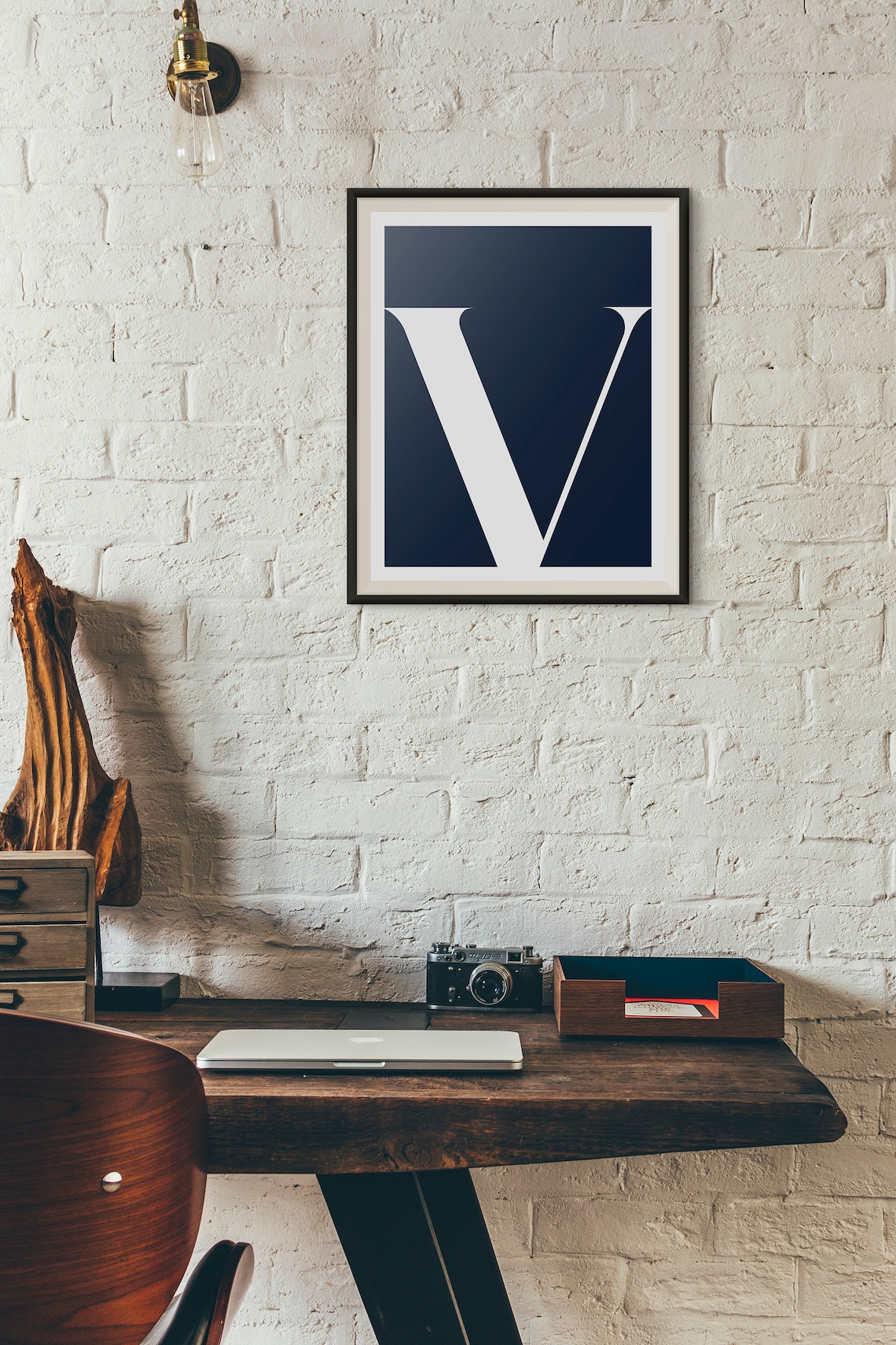 Letter "v", Printable Initial, Art Poster, Typography Poster, Wall Art ...