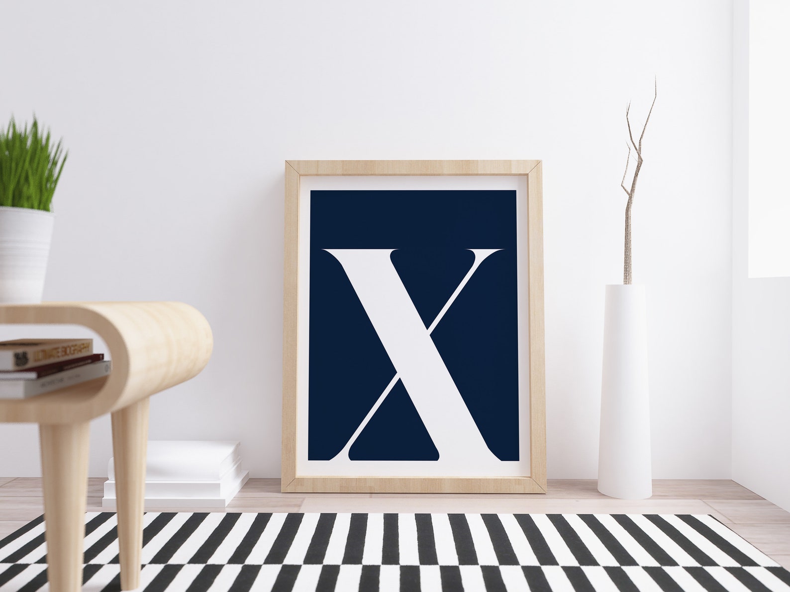 Letter "x", Printable Initial, Art Poster, Typography Poster, Wall Art ...