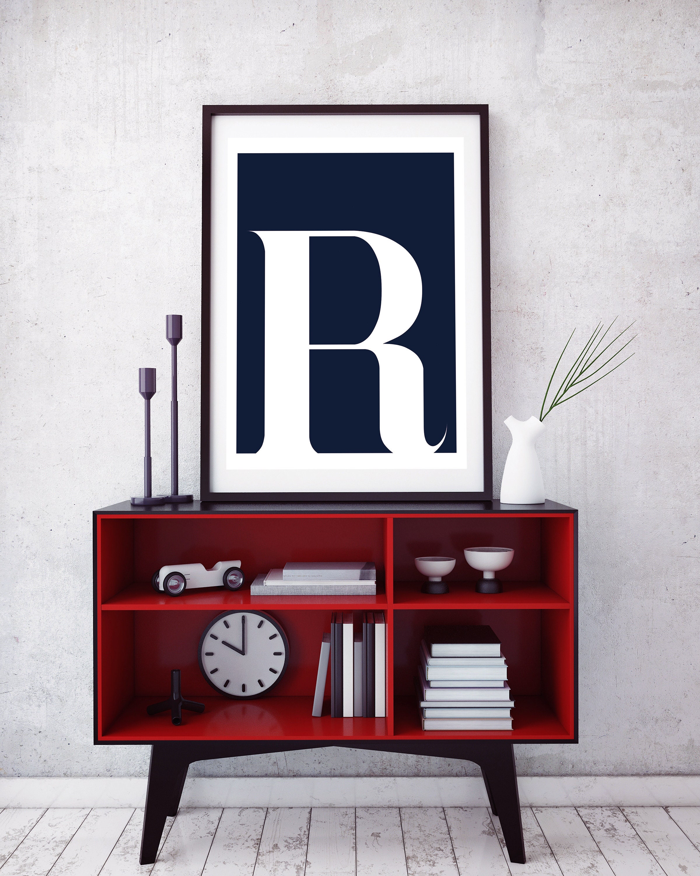 Letter r, Printable Initial, Art Poster, Typography Poster, Wall Art ...