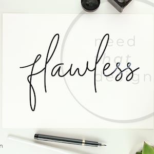 Flawless Digital Vector Download - Etsy