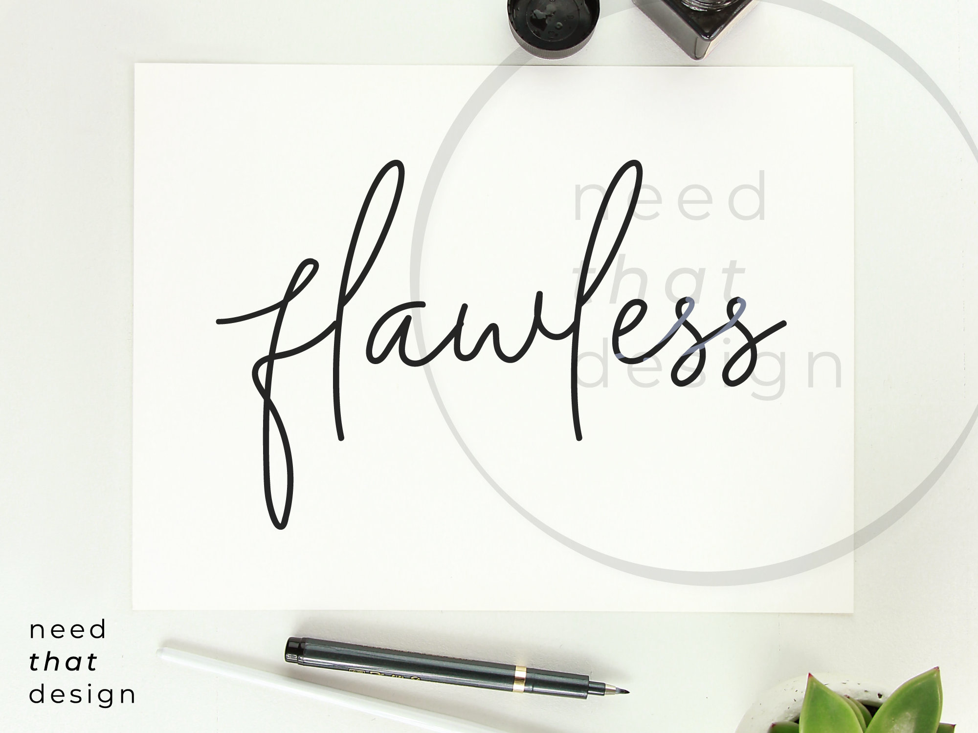 Flawless Digital Vector Download - Etsy