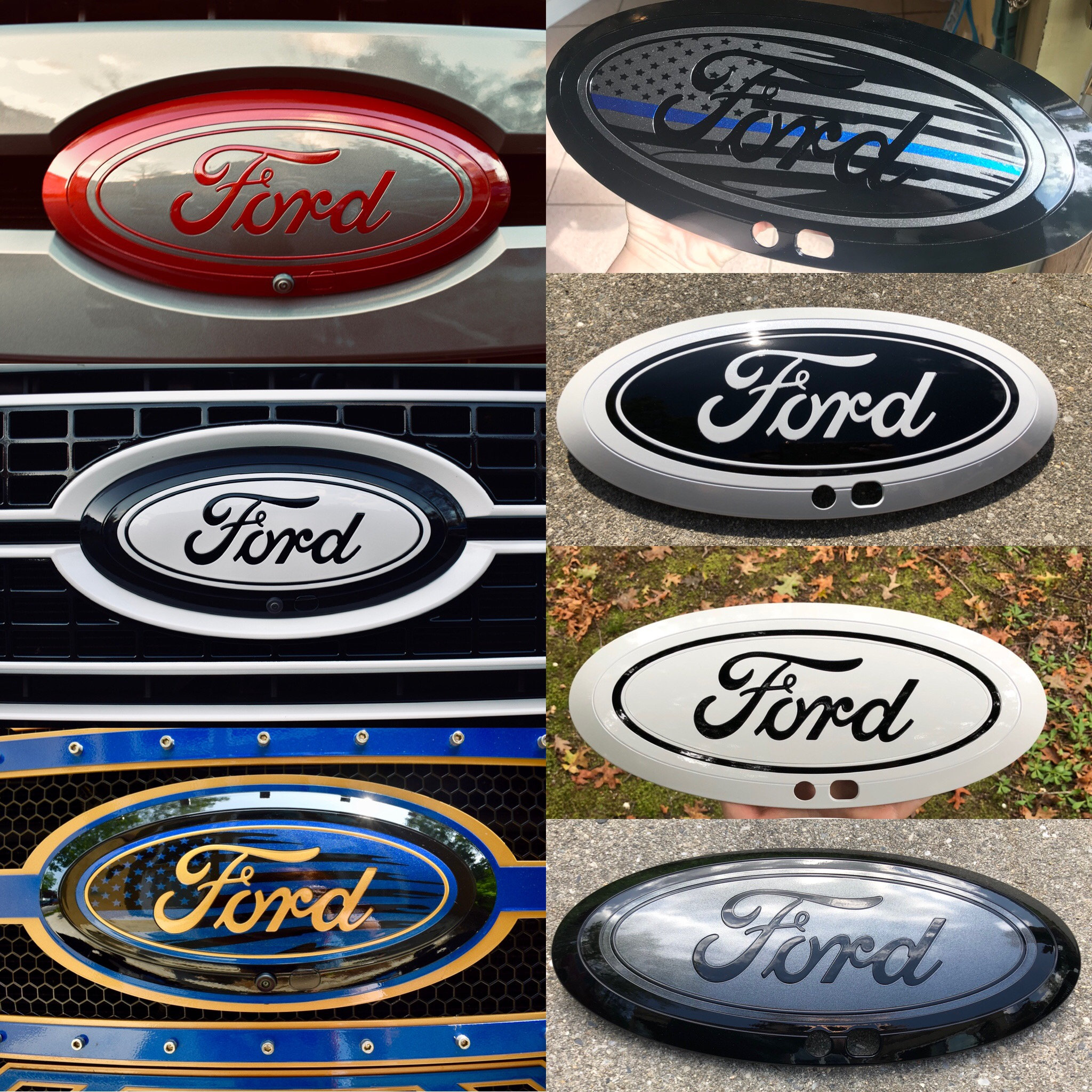 Custom Ford Emblem Outline