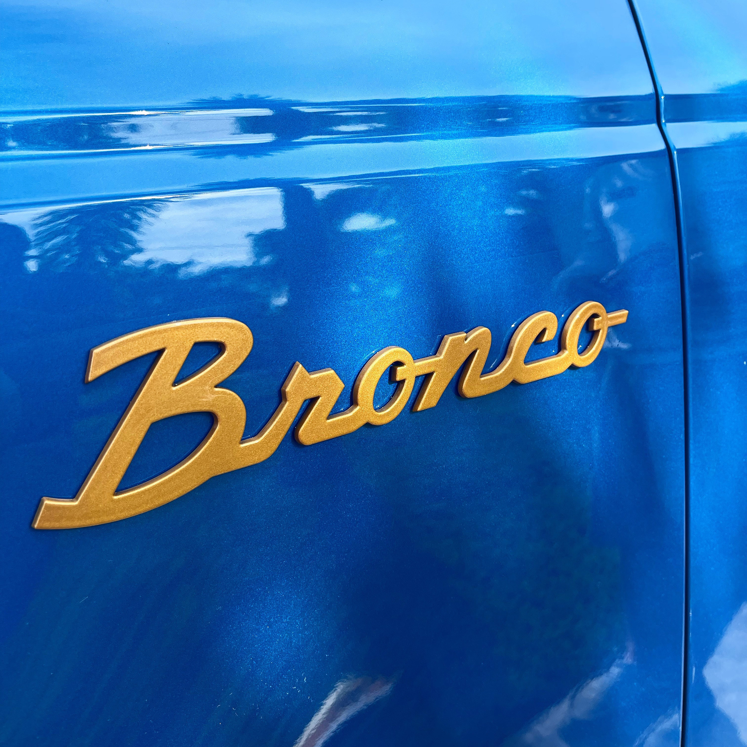 Ford Bronco Painted Script Emblems (sold as a Pair) - Etsy