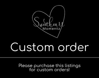 Custom Printable Order - Etsy