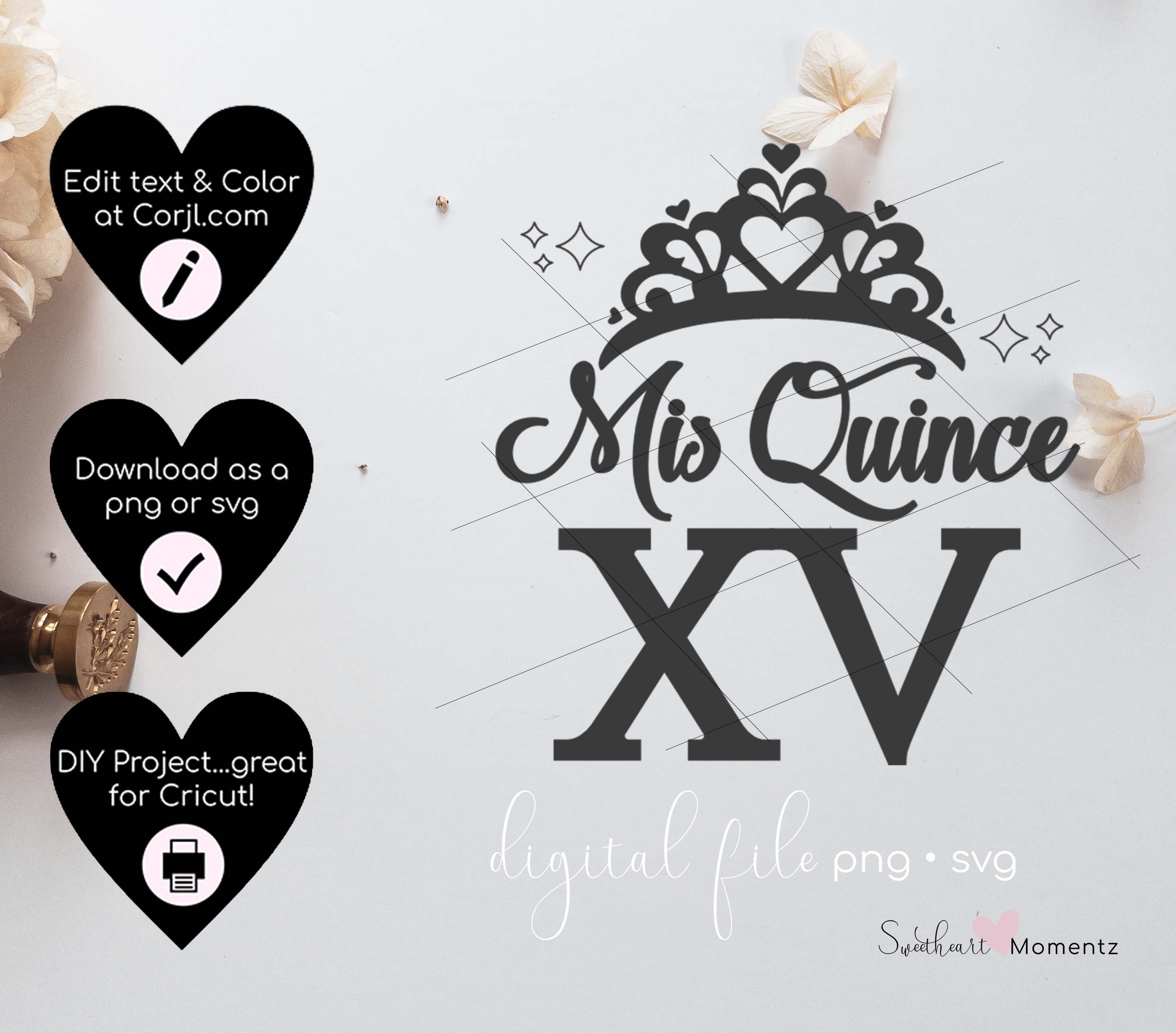 Quinceanera Champagne Glass Svg, Personlized Mis XV Anos Champagne ...