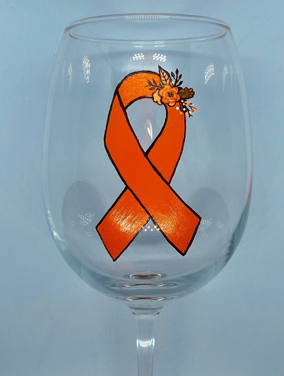 Custom Ribbon Wine Glass - Etsy