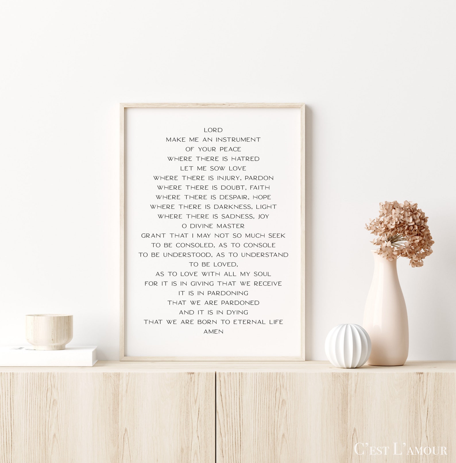 Lord Make Me an Instrument of Your Peace || St Francis of Assisi Prayer ...