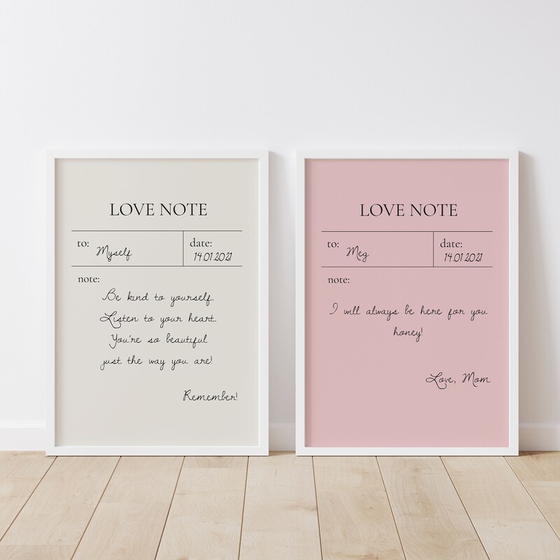 Custom Love Print - Etsy