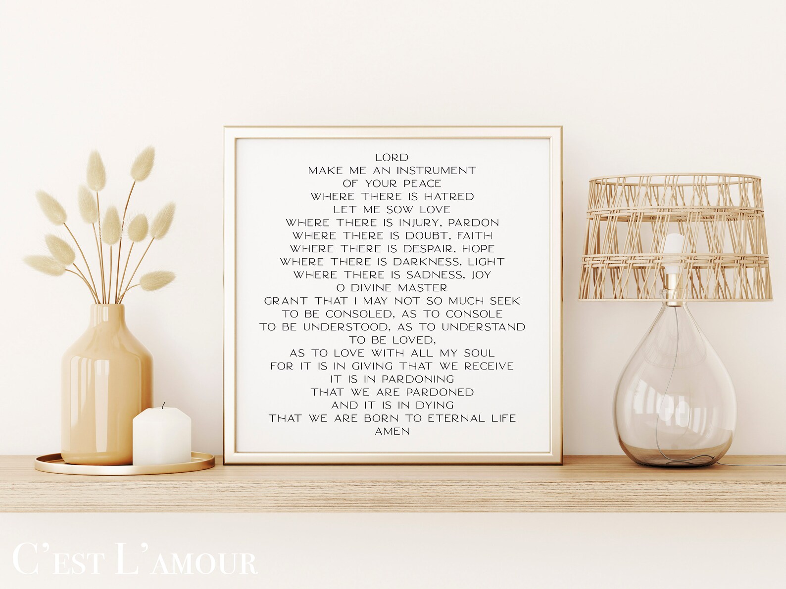 Lord Make Me an Instrument of Your Peace || St Francis of Assisi Prayer ...