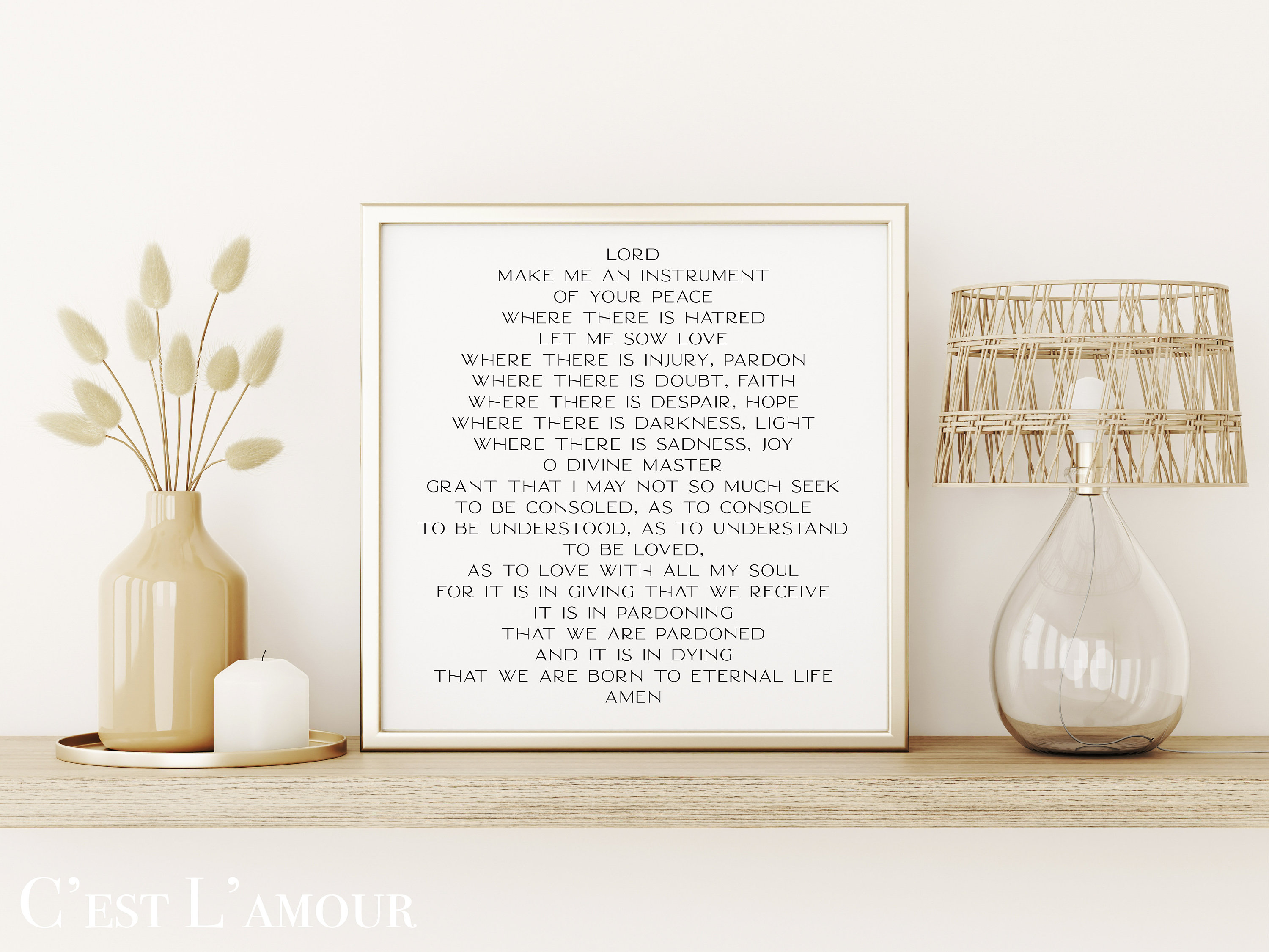 Lord Make Me an Instrument of Your Peace || St Francis of Assisi Prayer ...