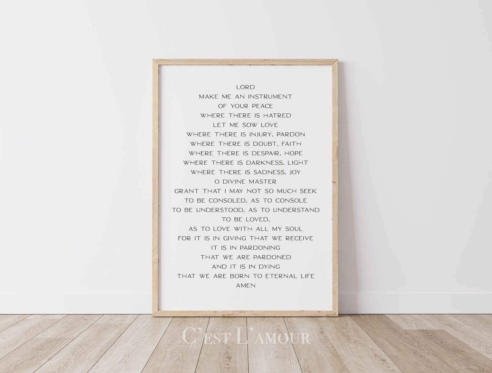 Lord Make Me an Instrument of Your Peace || St Francis of Assisi Prayer ...