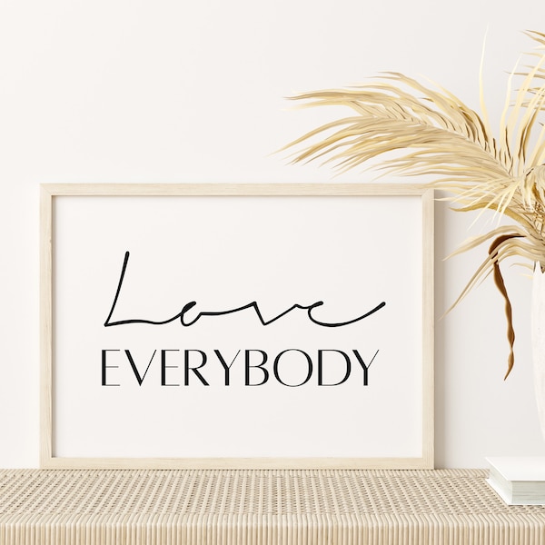 Love Everybody - Etsy
