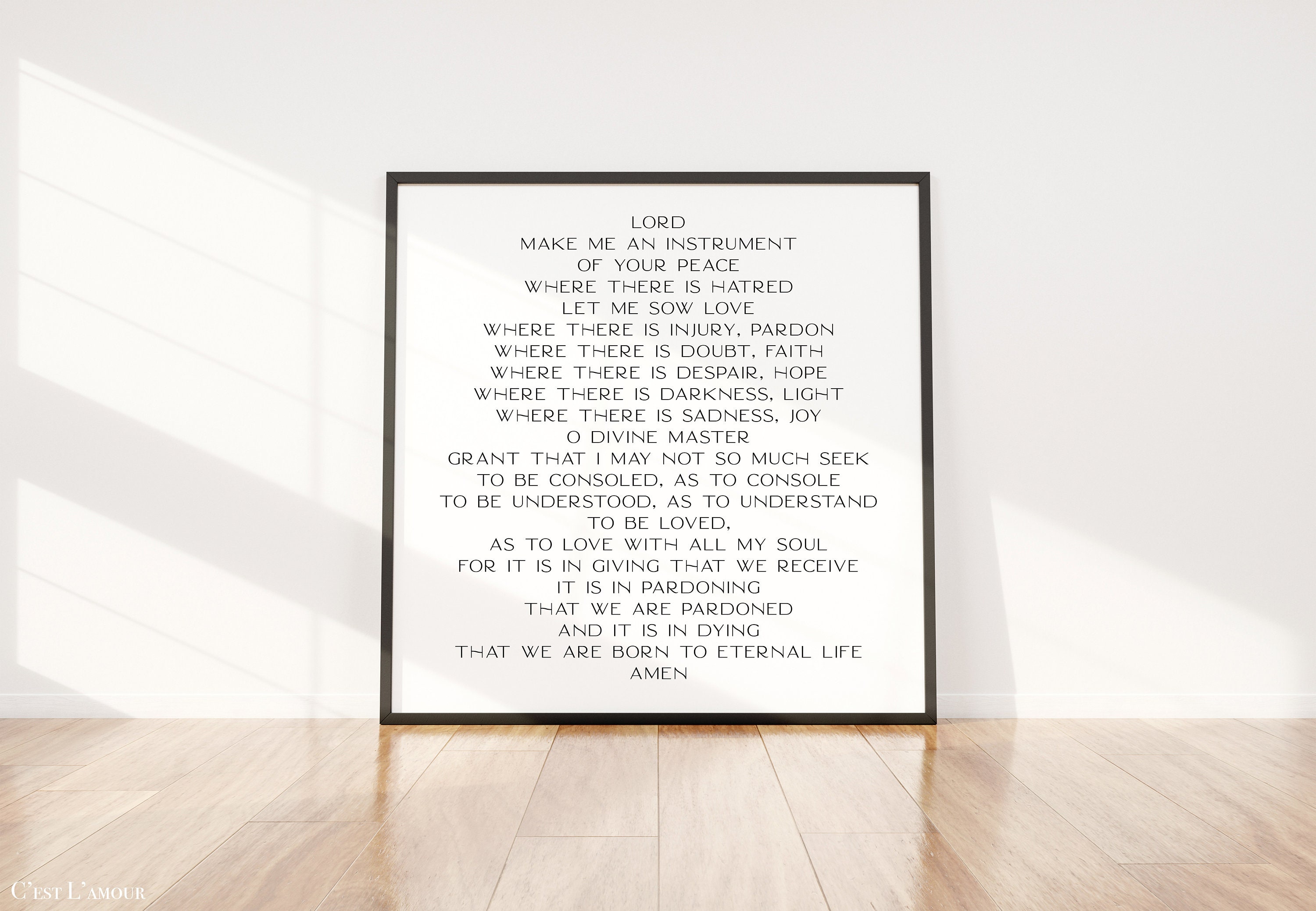 Lord Make Me an Instrument of Your Peace || St Francis of Assisi Prayer ...