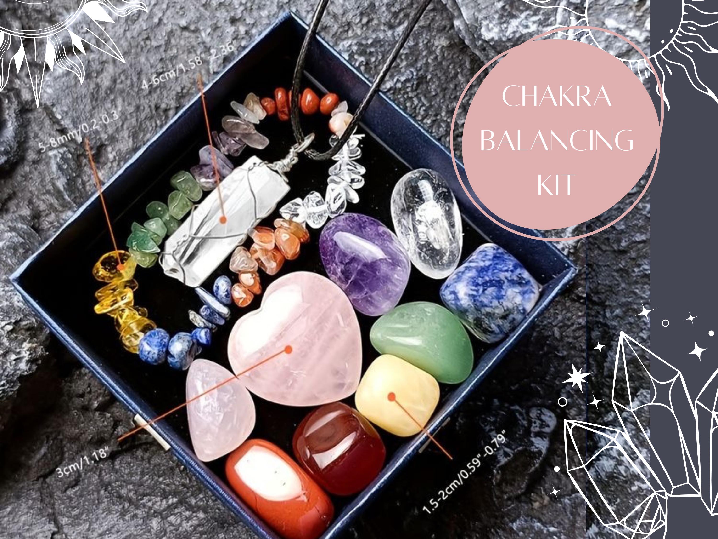 Chakra Healing Crystal Kit – Complete Set for Energy Balancing ...