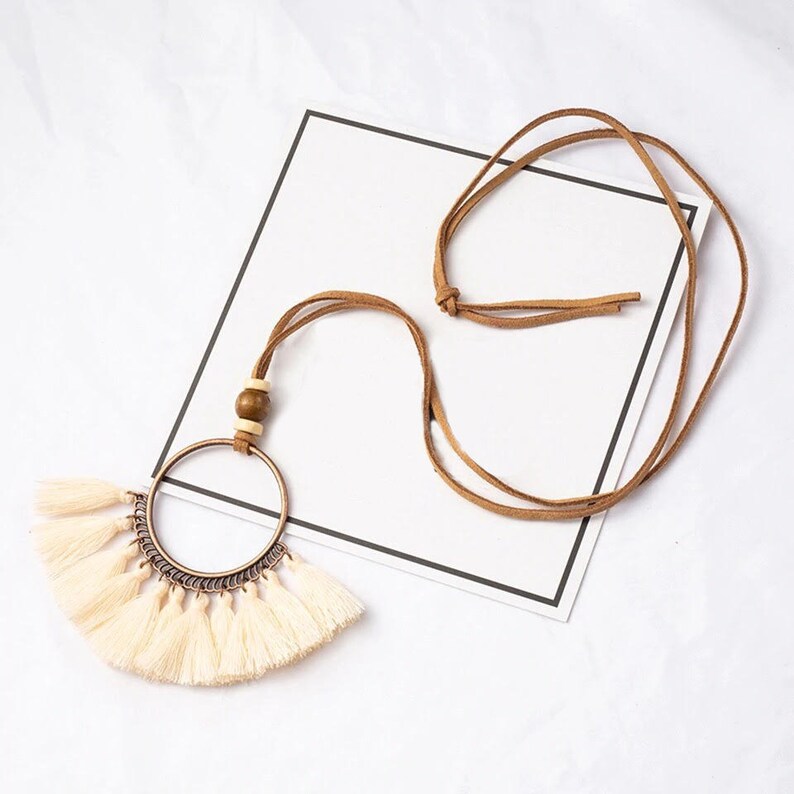 Vintage Boho Bohemian Ethnic Tassel Drop Dangle Hanging - Etsy