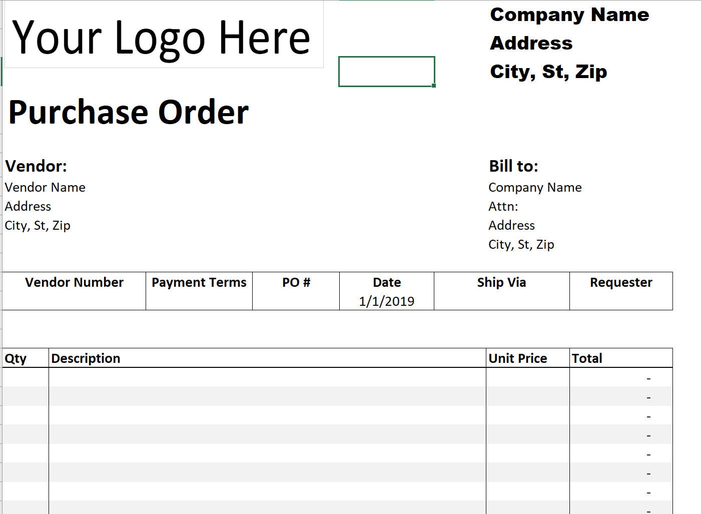 Purchase Order Templates - Etsy Canada
