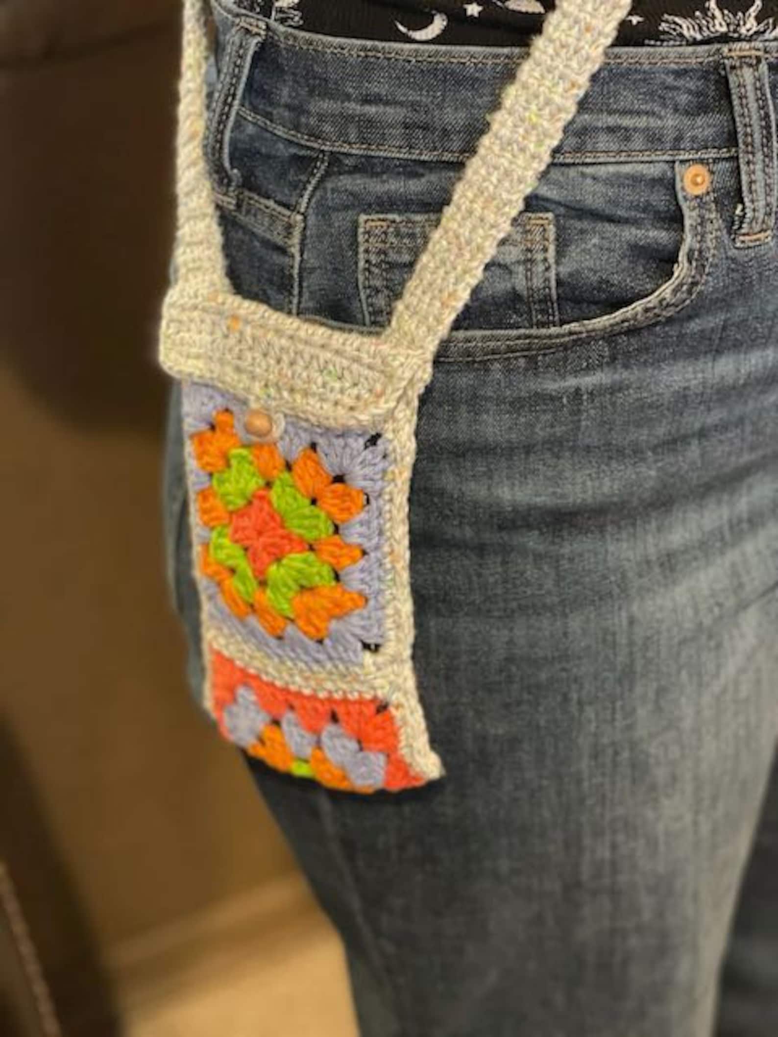 Boho Granny Square Phone Pouch: PATTERN ONLY - Etsy
