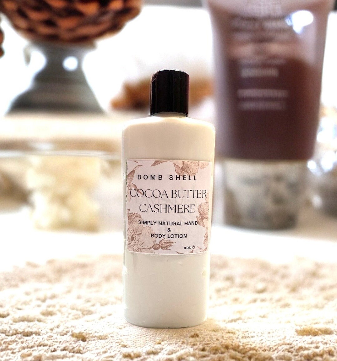 Natural Cocoa Butter Cashmere Hand and Body Lotion With Shea - Etsy