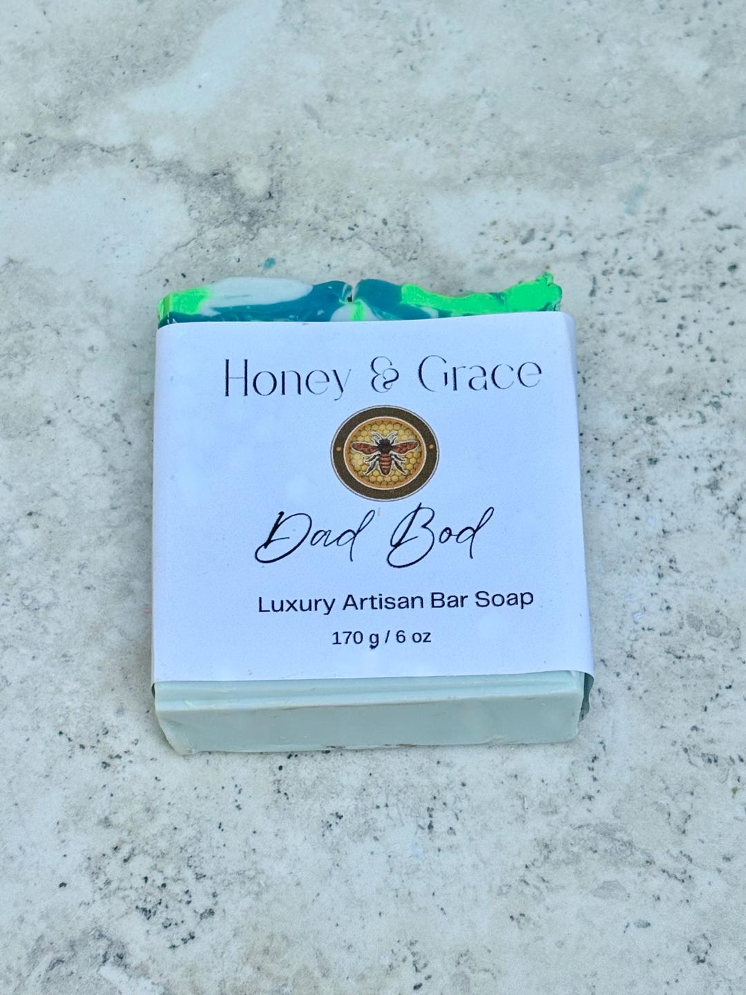 Handmade Natural Dad Bod Soap Bar – Shea Butter, Cocoa Butter, Luxury ...