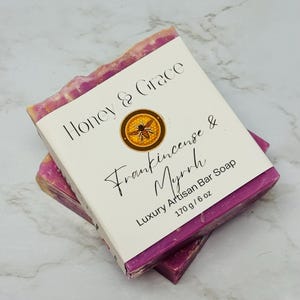 Frankincense and Myrrh Soap - Handcrafted and Natural - Etsy
