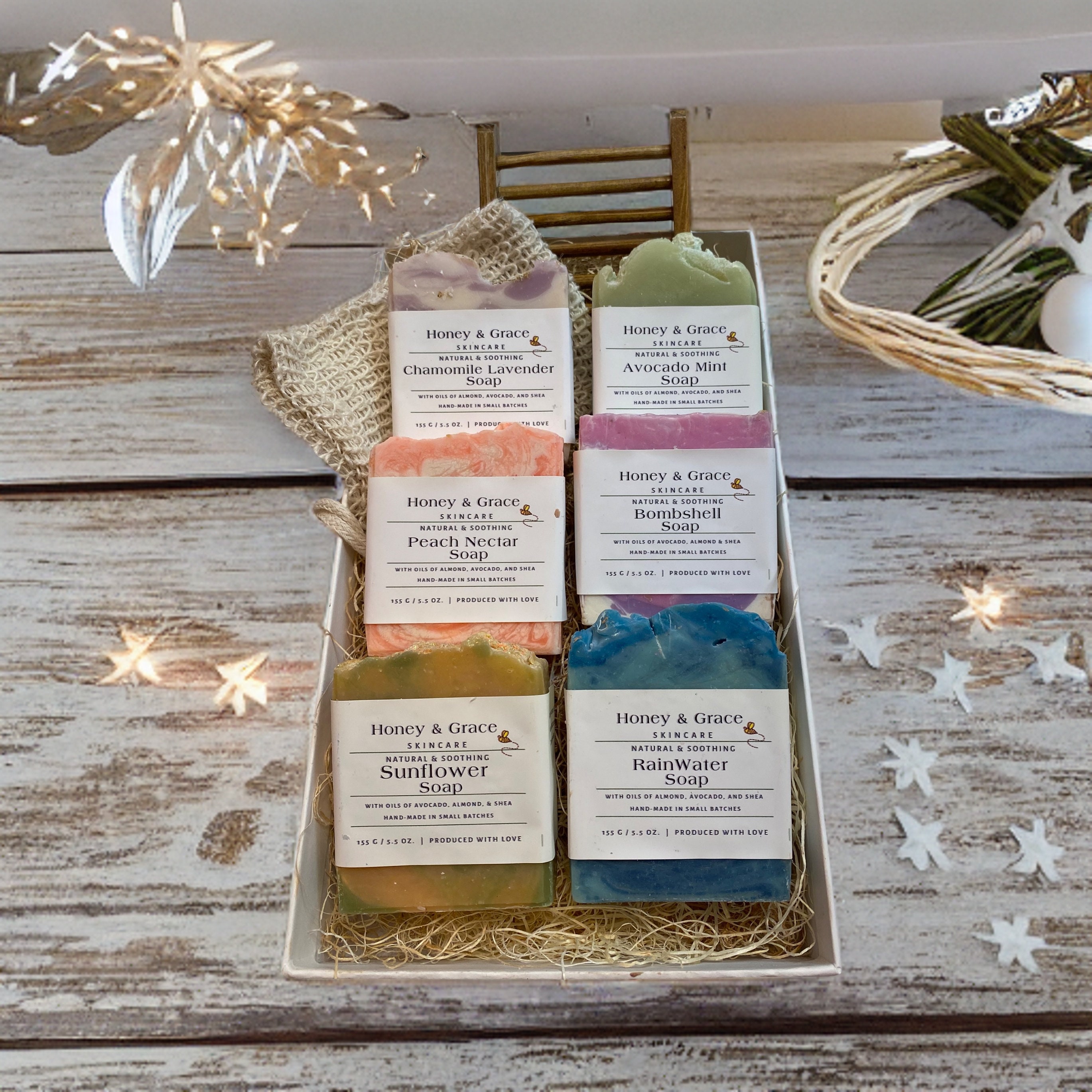 Artisan Handmade Soap Gift Box Holiday Personalized Gift Soap Gift Set ...