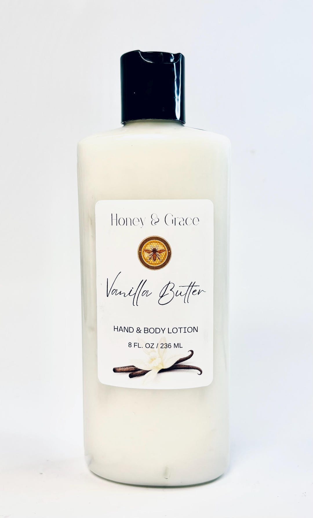 Vanilla Butter Hand & Body Lotion: Vegan Shea Cocoa Butter, 8oz - Etsy
