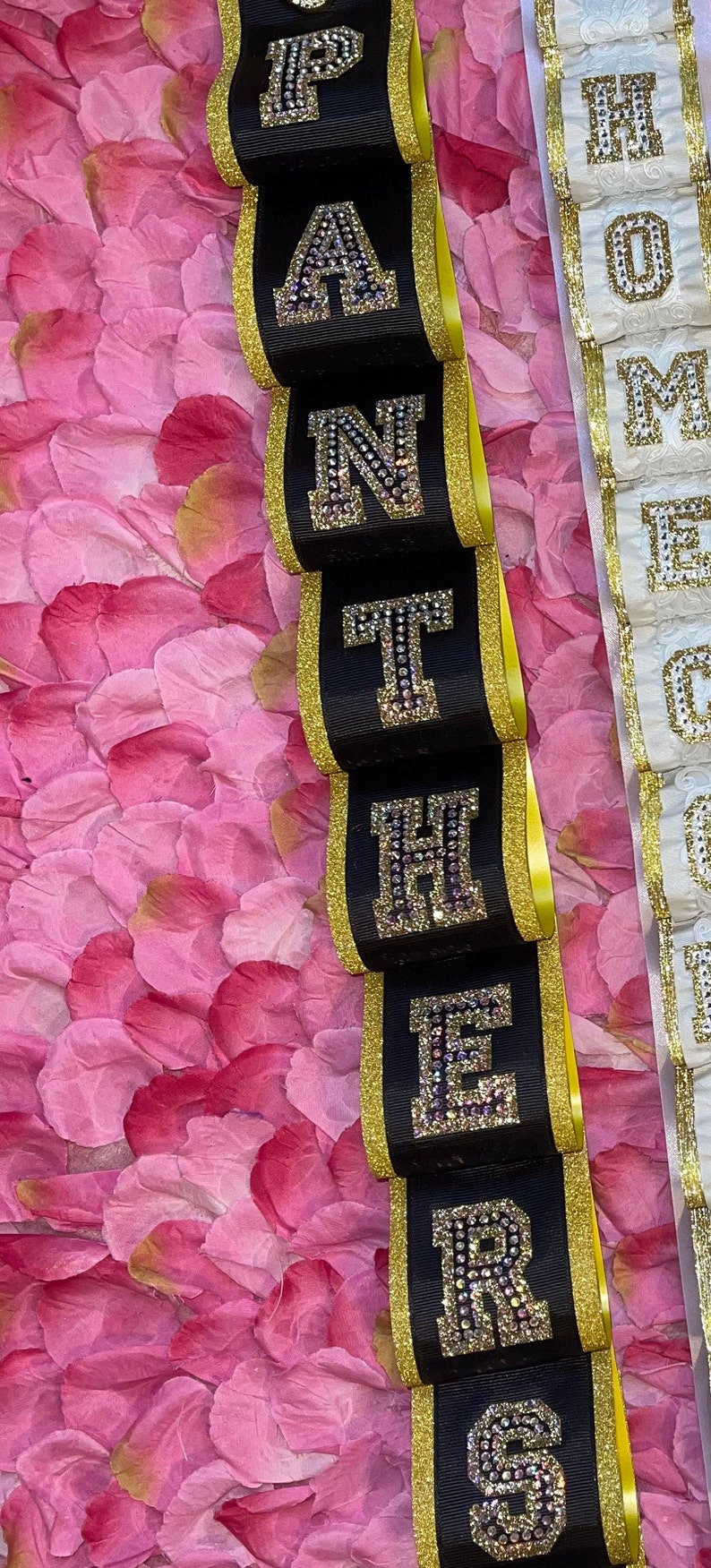 Plano Panthers Paw Print Homecoming Football Mum Items Backer - Etsy