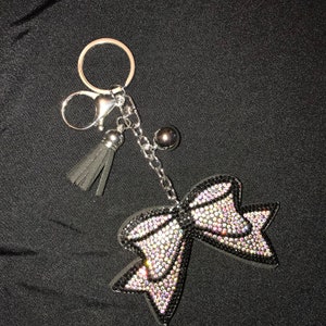 CHEER Bow Bling Keychains - Perfect Team Gifts! Blingchain Key Chain ...