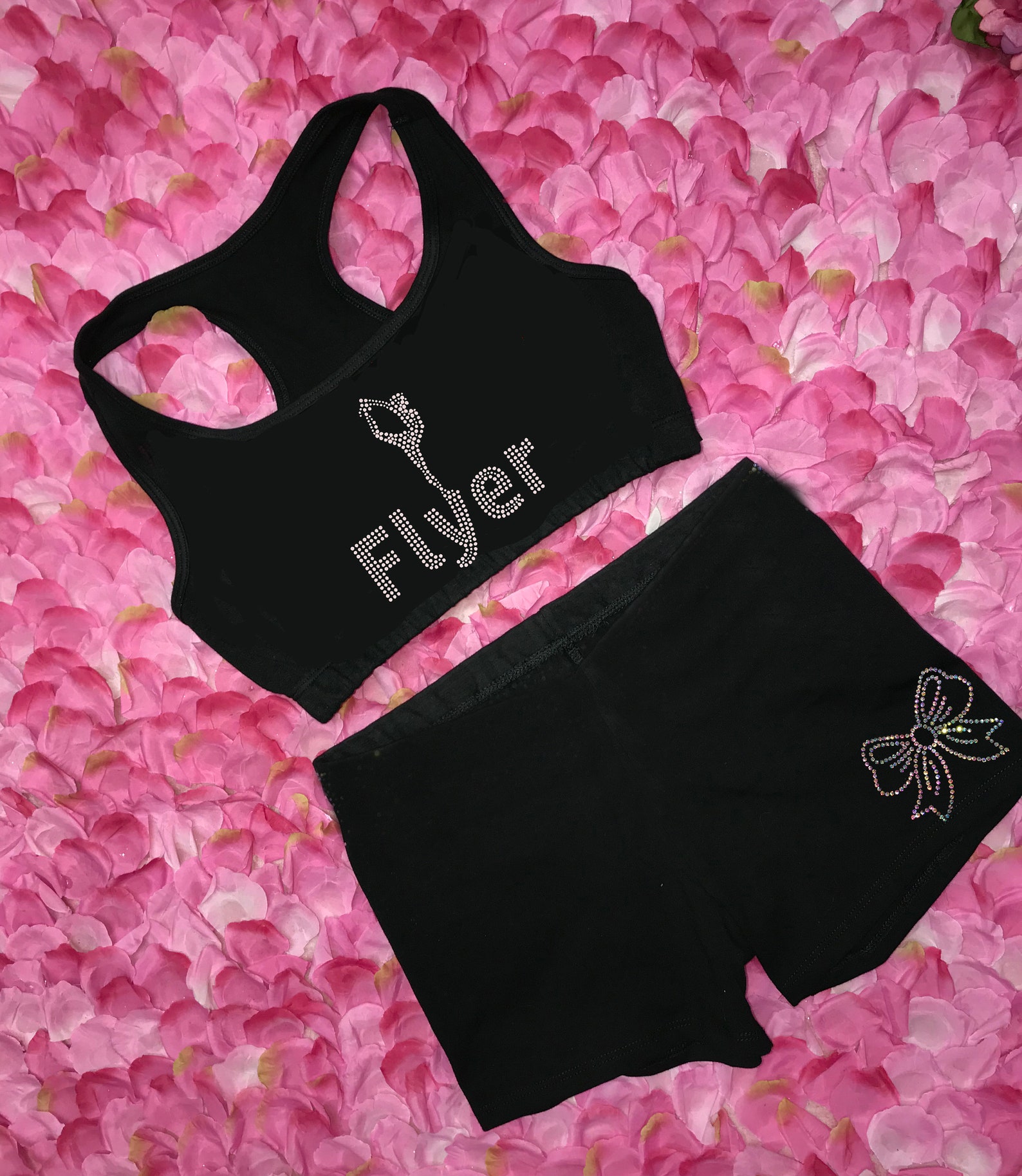 Beautiful Flyer Cheer Practice Bra & Shorts - Etsy