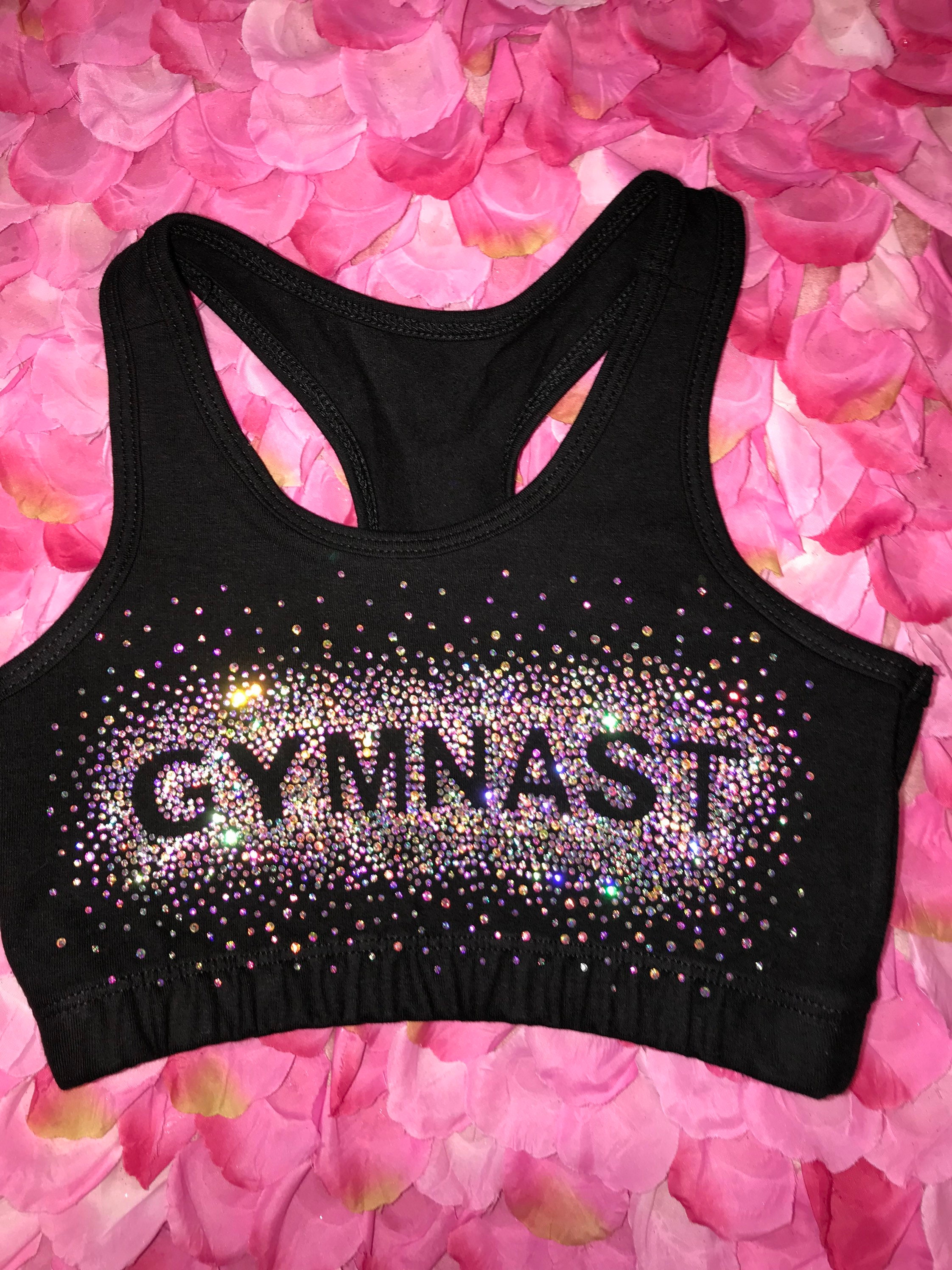 Light Ombré Scatter AB Rhinestone Sports Bra & Shorts with | Etsy
