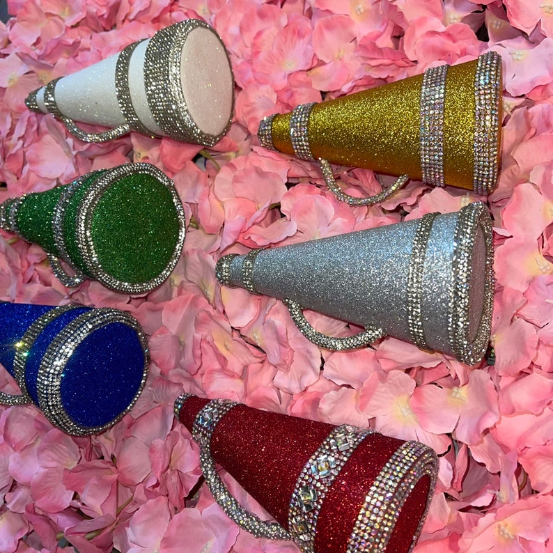 Large Bling Megaphone for Homecoming Mum in Glitter Colors - Etsy
