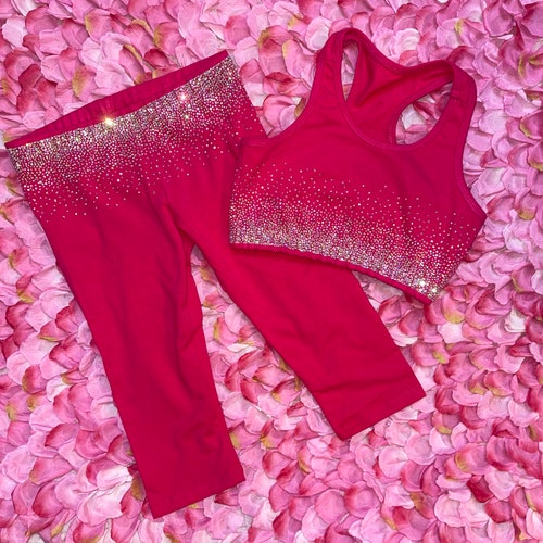 Heavy Ombré Style AB Rhinestone Cheer/ Dance Separates - Etsy